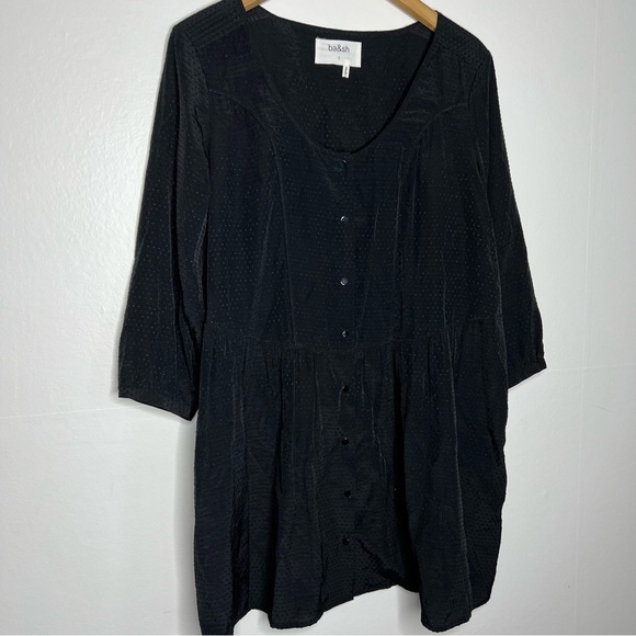 Dresses | Bash Disco Shift Casual Dress Black Ss Us 6 | Poshmark
